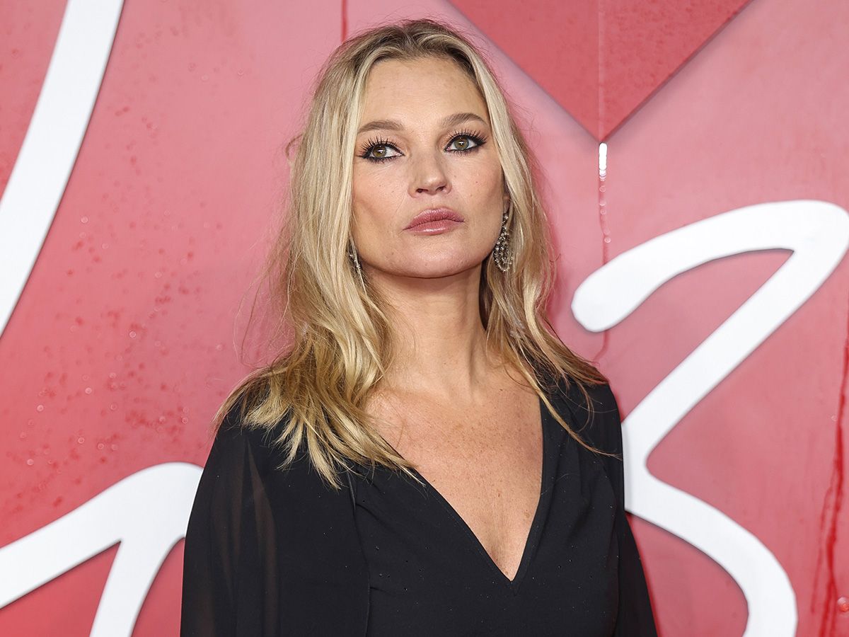 Kate Moss Wore a Sheer Lace Dress to Her 50th Birthday Party | Who What ...