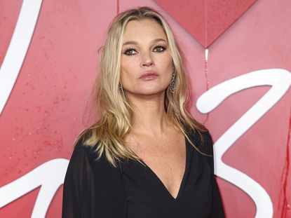Kate Moss Wore a Sheer Lace Dress to Her 50th Birthday Party | Who What ...