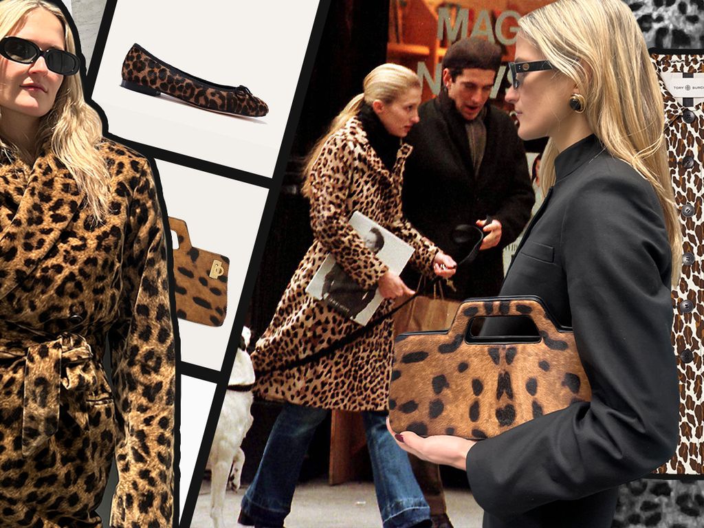 How to Style Leopard Print Like Carolyn Bessette-Kennedy | Who What Wear
