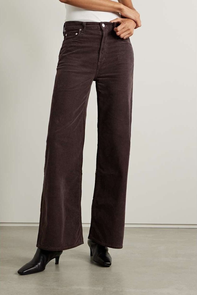 The Corduroy Pant Trend Everyone Is Skipping Jeans For | Who What Wear