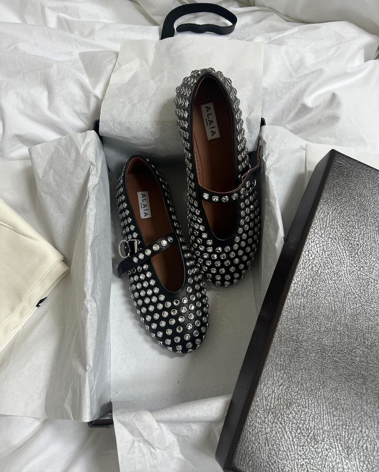 Alaïa Flats Are a Fashion Favourite Right Now—Here's Why | Who What Wear