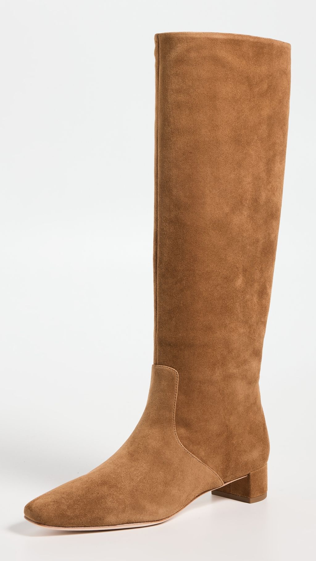 Emma Stone's Stylish Suede Boots Work With Any Outfit | Who What Wear