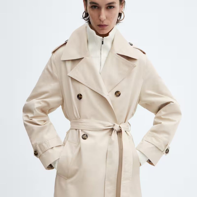 Mango's Trench Coats Are Up 4400% on Google—9 That Look Luxe | Who What Wear