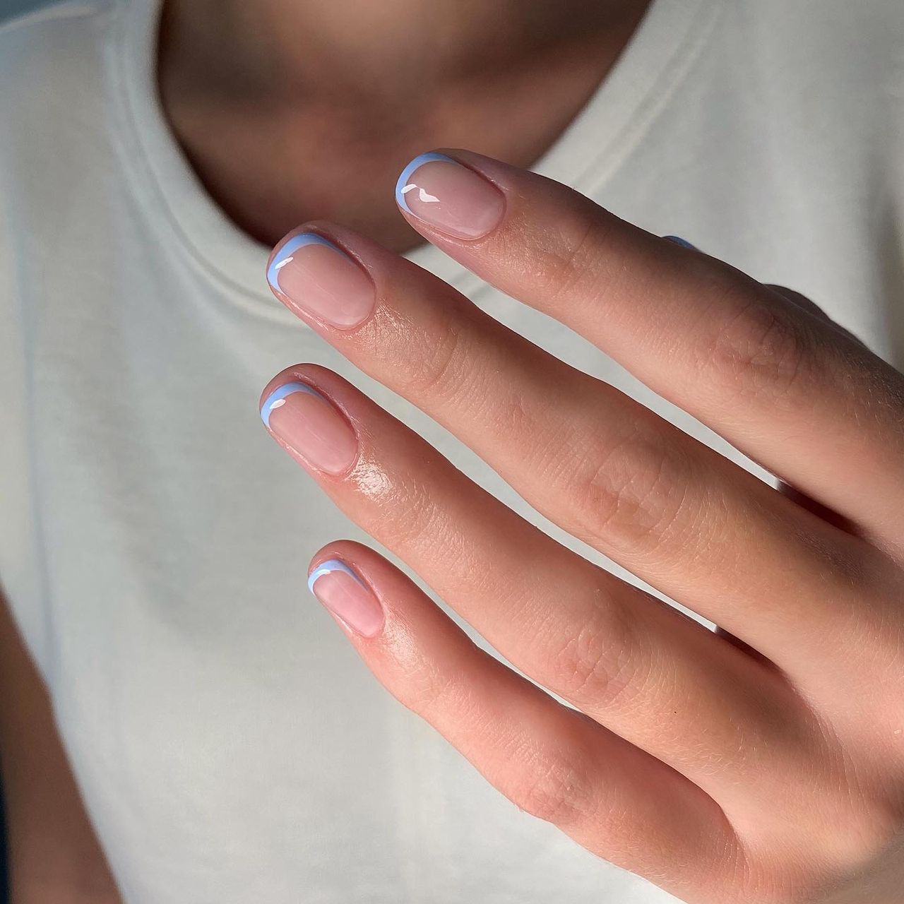 Here's Why Sky-Blue Nails Will Be a Big Spring Trend | Who What Wear