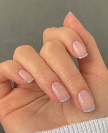 Here's Why Sky-Blue Nails Will Be a Big Spring Trend | Who What Wear