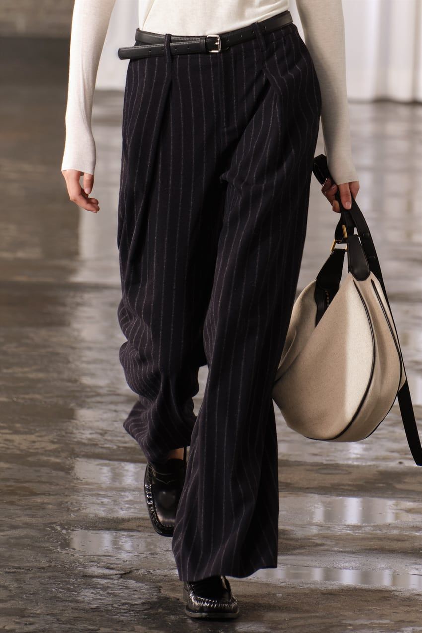 The Pinstripe Trouser Trend Is Back for 2024—It's So Classy | Who What Wear