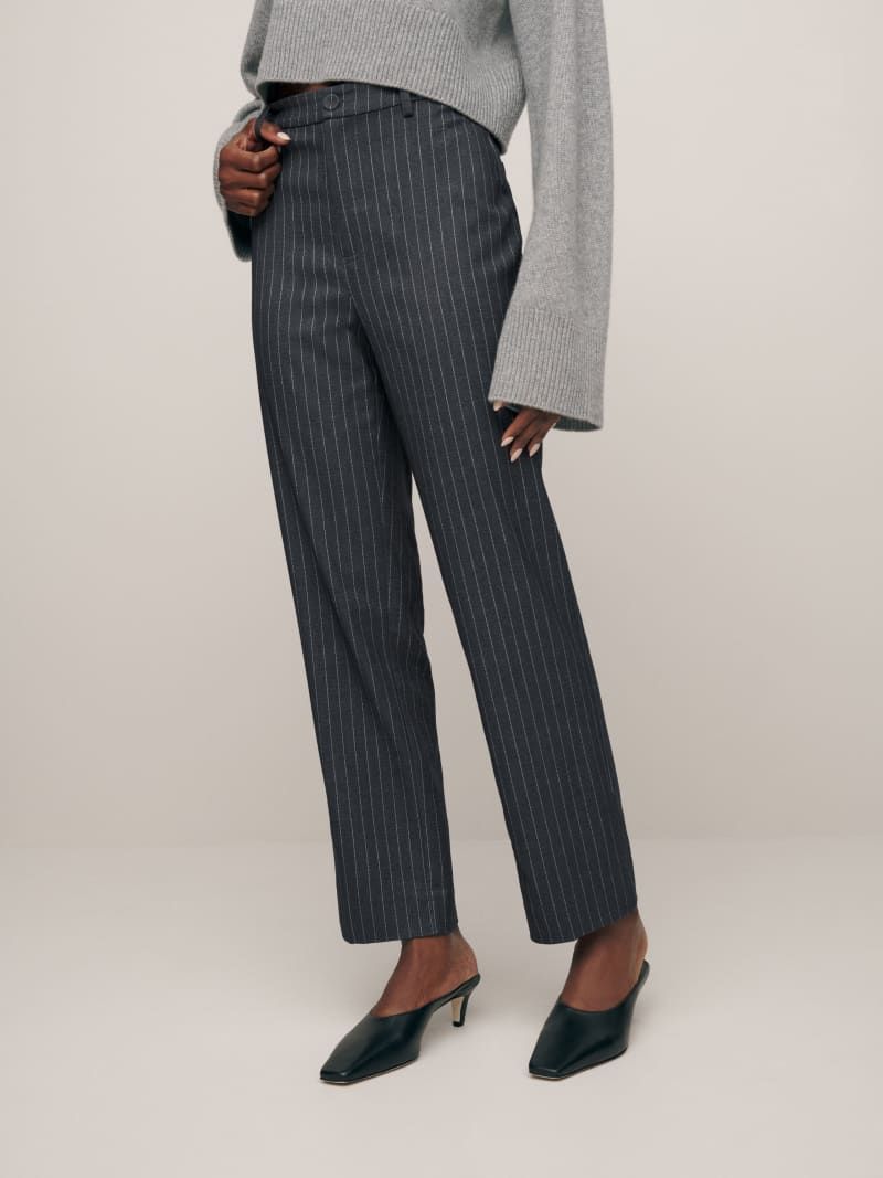 The Pinstripe Trouser Trend Is Back for 2024—It's So Classy | Who What Wear