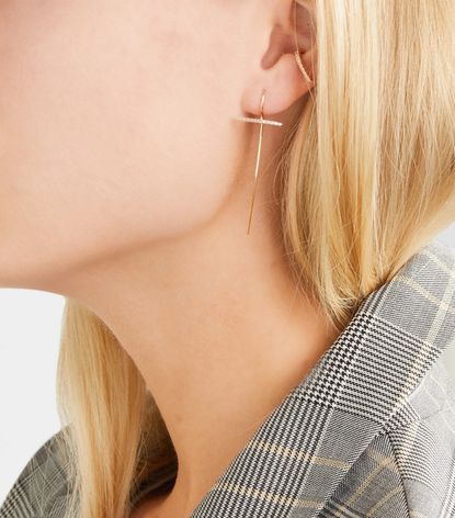 How to Try the Double-Sided Earring Trend | Who What Wear