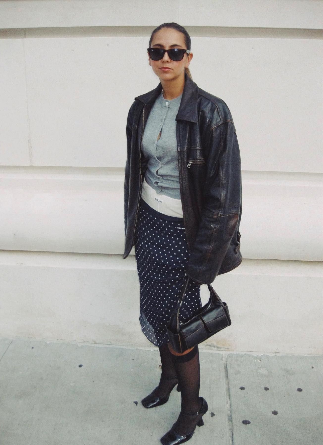 The 15 Coolest Leather-Jacket Outfits Defining Fall 2024 | Who What Wear