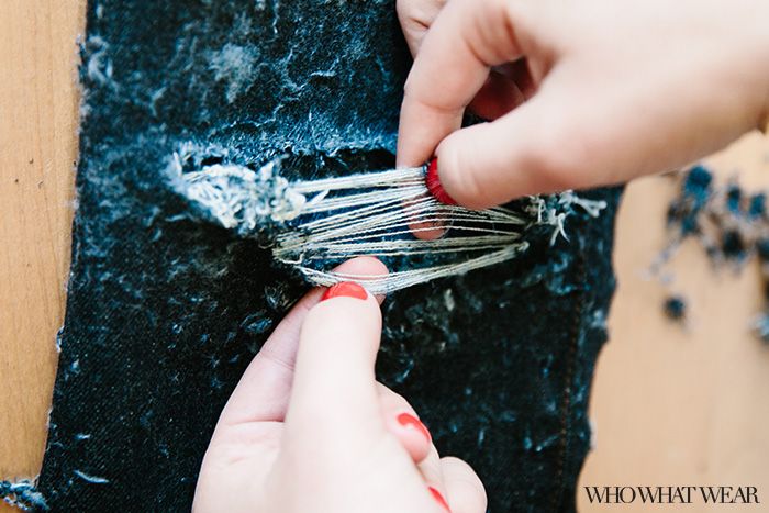 How to Distress Your Denim the Madewell Way | Who What Wear