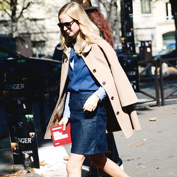 Tip of the Day: Denim-on-Denim for the Office | Who What Wear