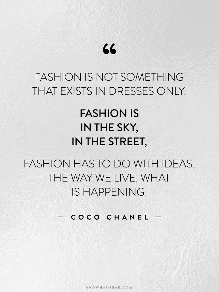 35 Life-Changing Quotes from Fashion's Greatest Luminaries | Who What Wear