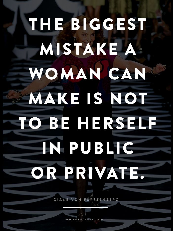 Diane von Furstenberg's Best Inspirational Quotes Ever | Who What Wear