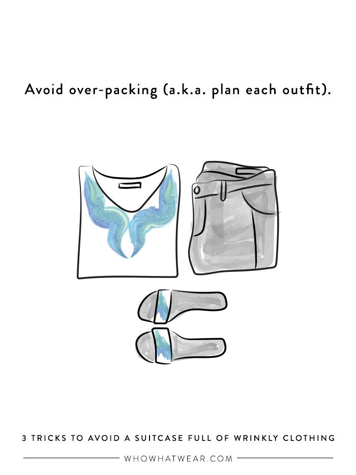 3 Tricks to Avoid a Suitcase Full of Wrinkly Clothing | Who What Wear