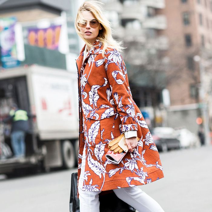 What to Wear With a Bold Spring Coat | Who What Wear