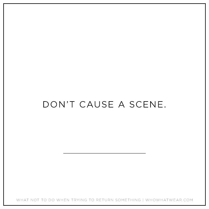 What Not to Do When Returning an Item | Who What Wear