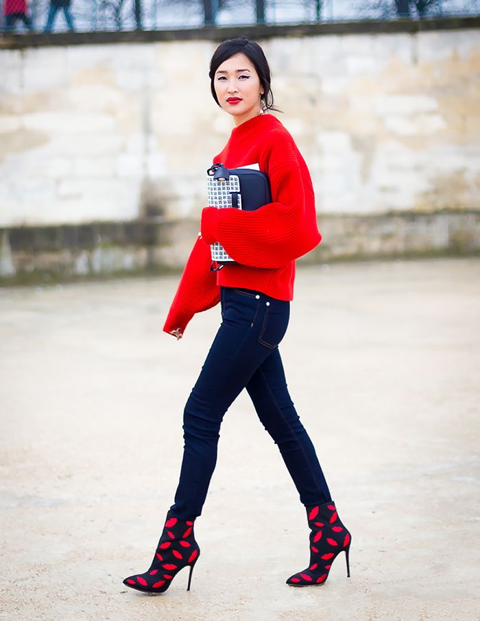 6 Ways To Style A Simple Sweater For Spring | Who What Wear