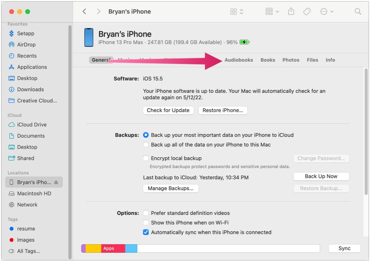 How to sync your iPhone and iPad with your Mac | iMore