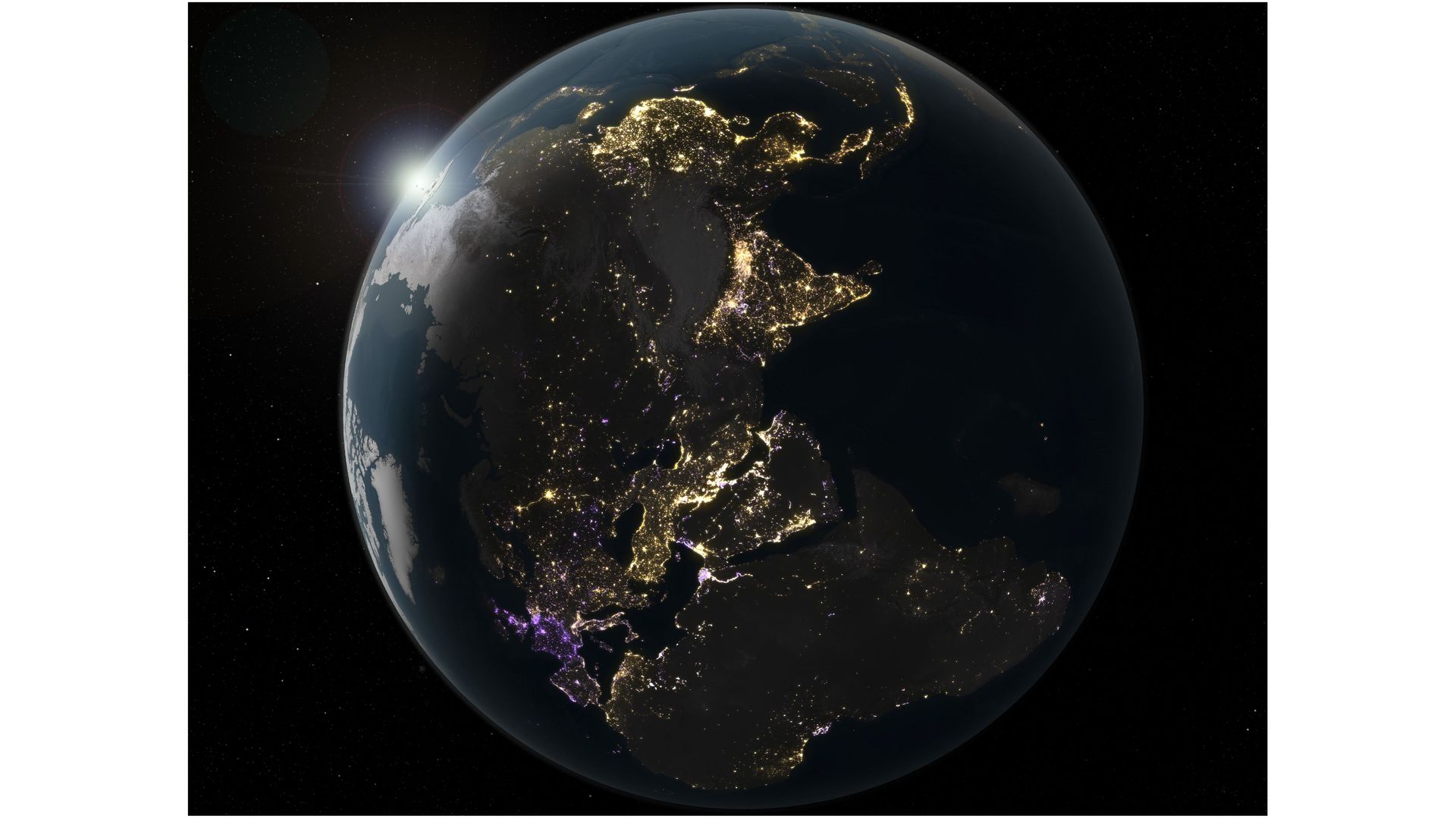 Light pollution has brightened Earth by 16% since 2014, satellites find ...