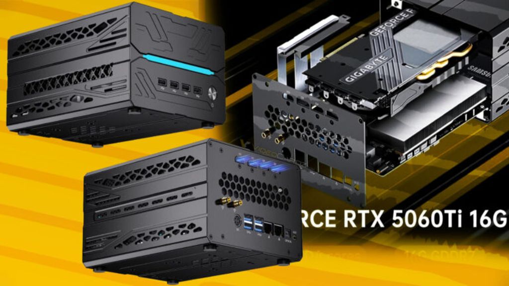 This compact mini PC hides a desktop-class Intel Core i9 and RTX 5060 ...