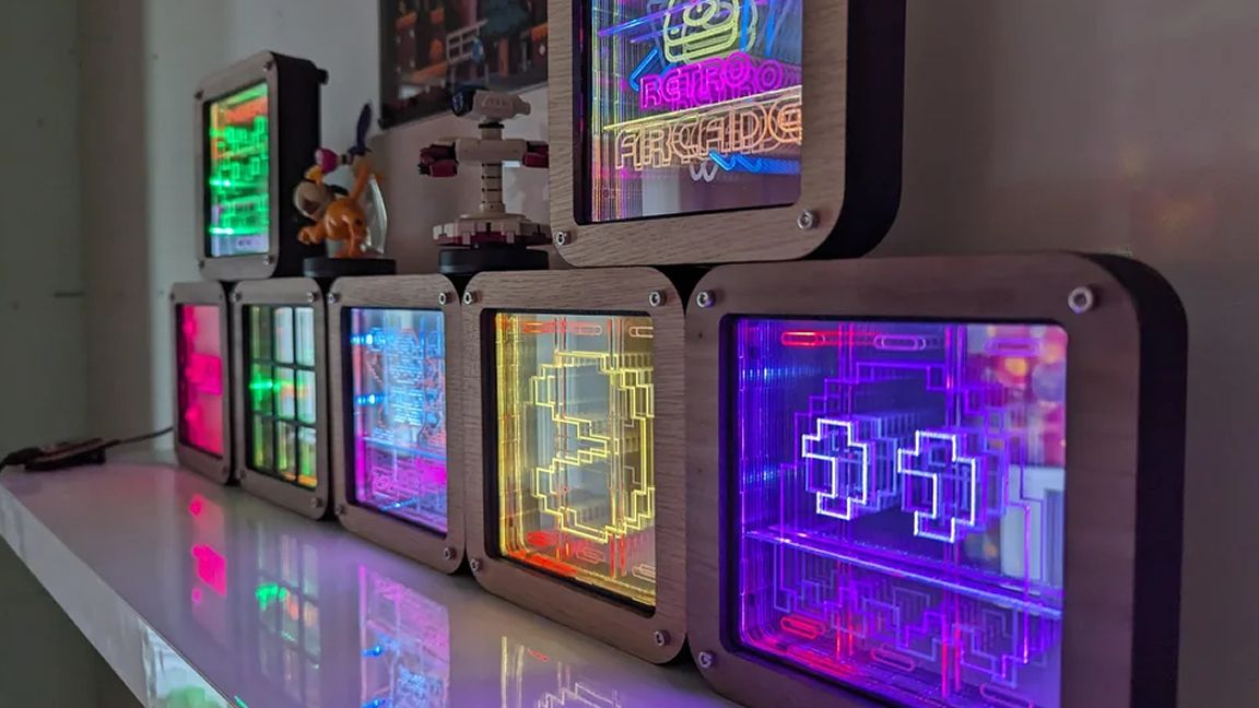Raspberry Pi Pico Animates LED Retro Art 'Neon' Frames | Tom's Hardware