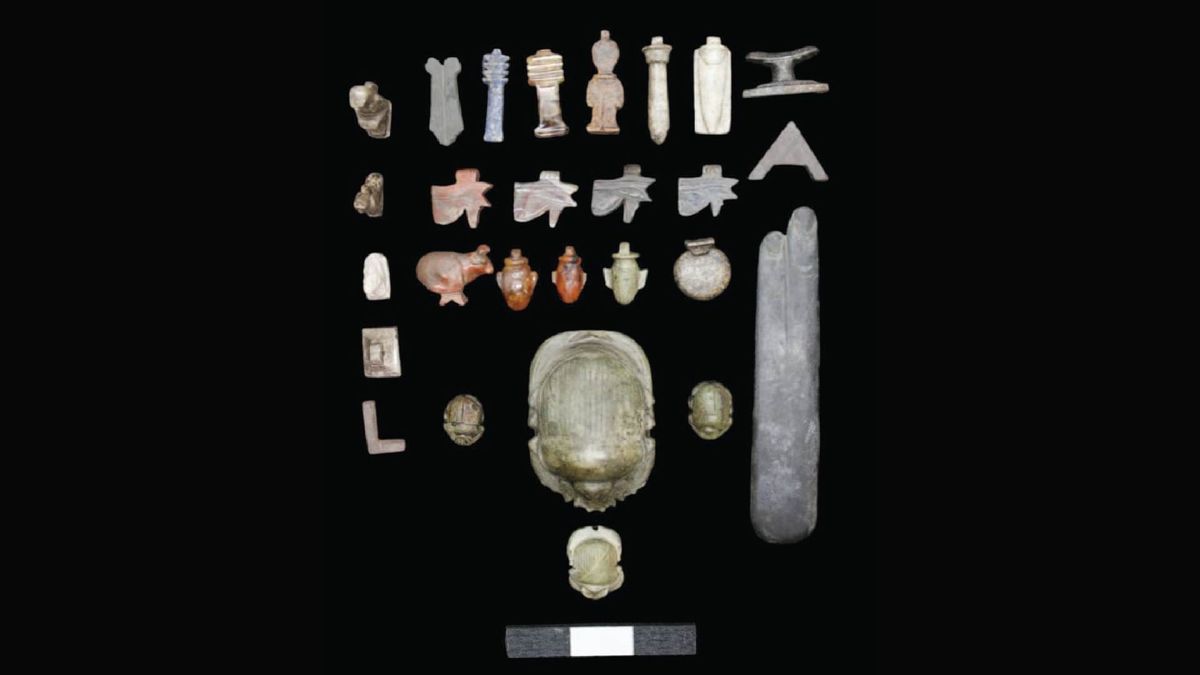 Stunning ancient Egyptian artifacts discovered in more than 60 burials, including 'ba-birds' and ...