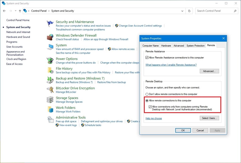 How to use Remote Desktop app to connect to a PC on Windows 10 ...