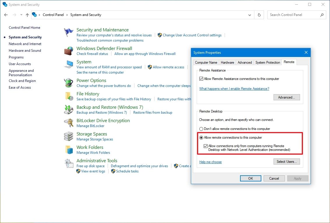 How to use Remote Desktop app to connect to a PC on Windows 10 ...