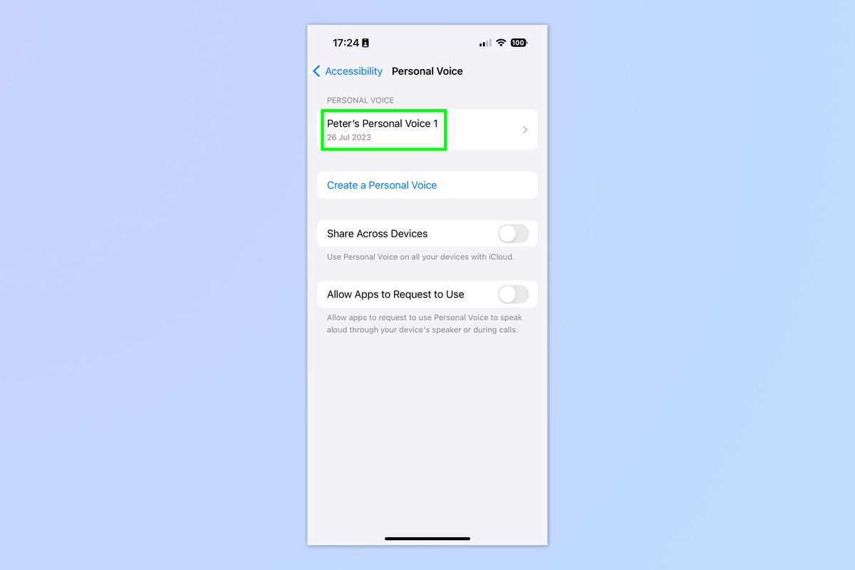 How to set up Personal Voice on iPhone | Tom's Guide