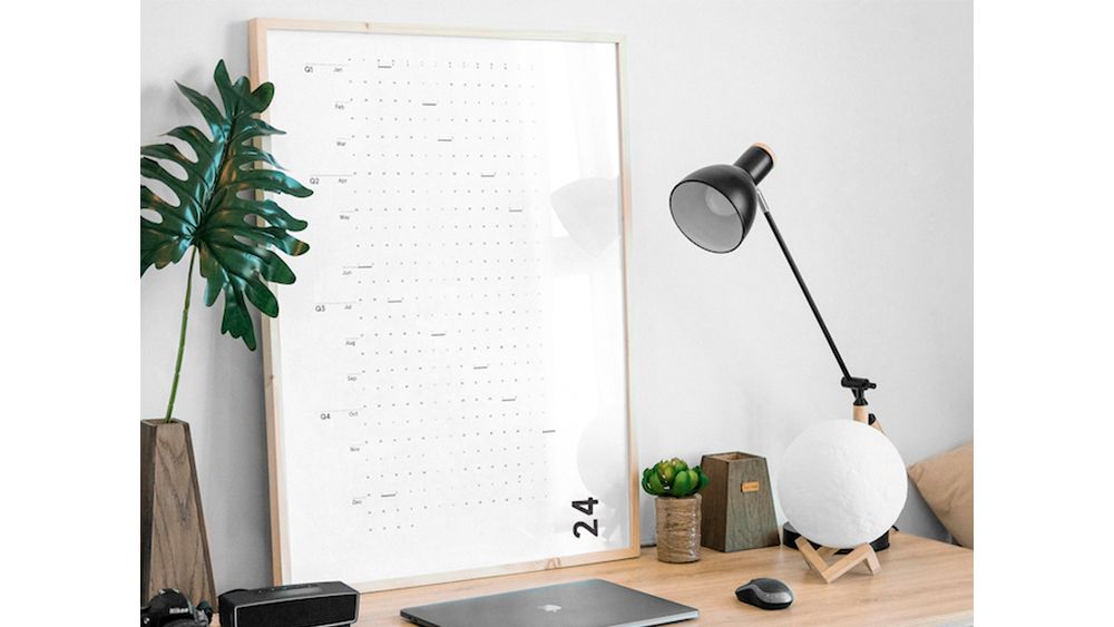 This sleek minimalist calendar design is one of the best I've seen ...