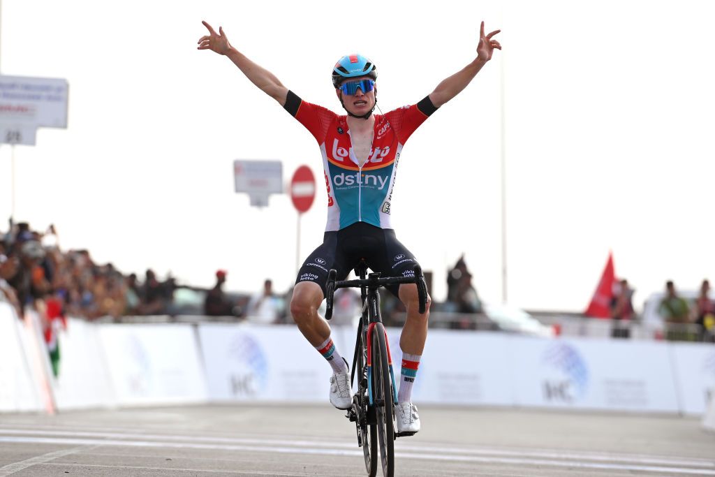 Lennert Van Eetvelt wins UAE Tour with stage victory atop Jebel Hafeet ...
