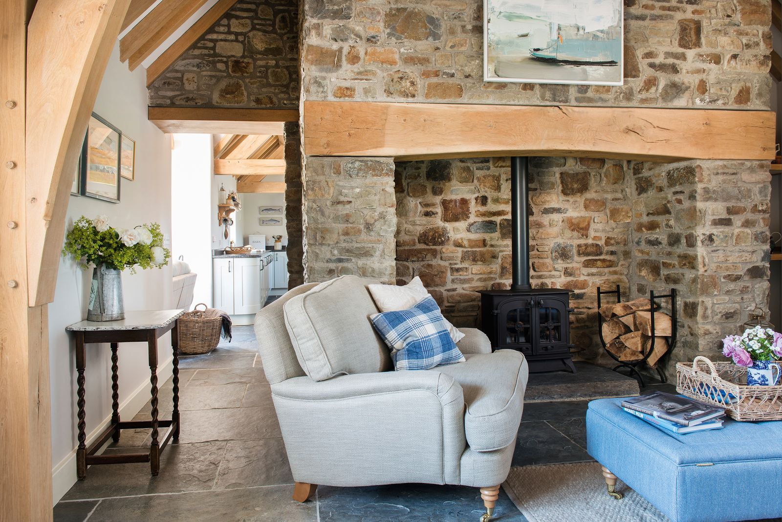Real home: a thatched Welsh long house extended and updated for modern ...