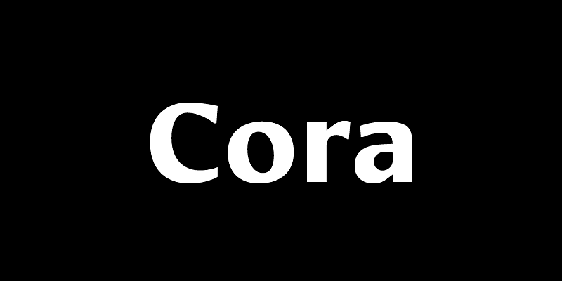 My Favourite Font: Designer Lucy Eden on Cora | Creative Bloq