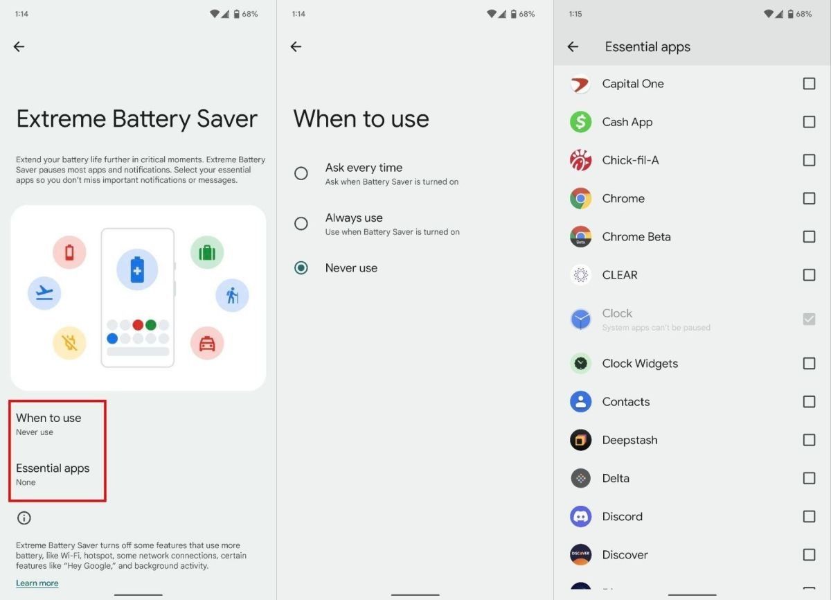 How to enable Extreme Battery Saver mode on your Google Pixel phone ...