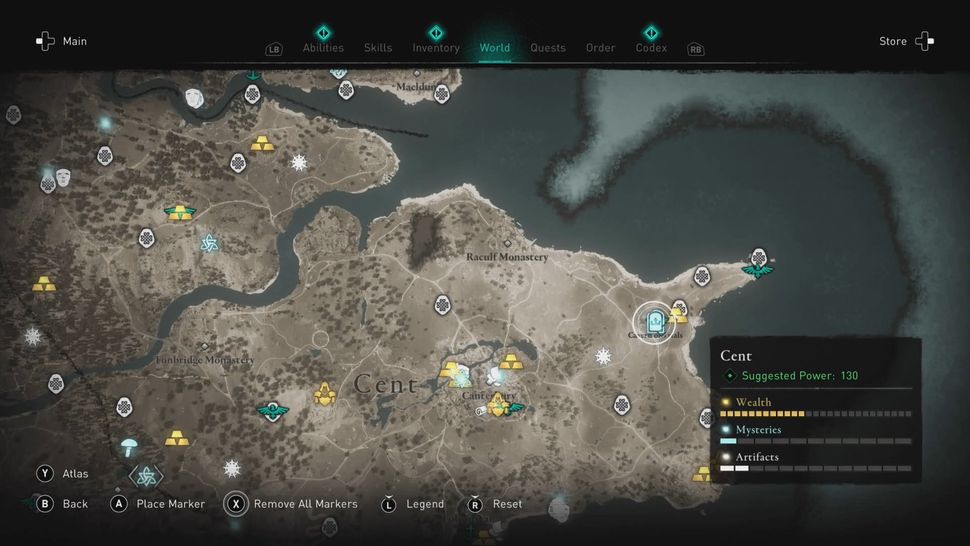 Assassin's Creed Valhalla Excalibur - how to collect Treasures of ...