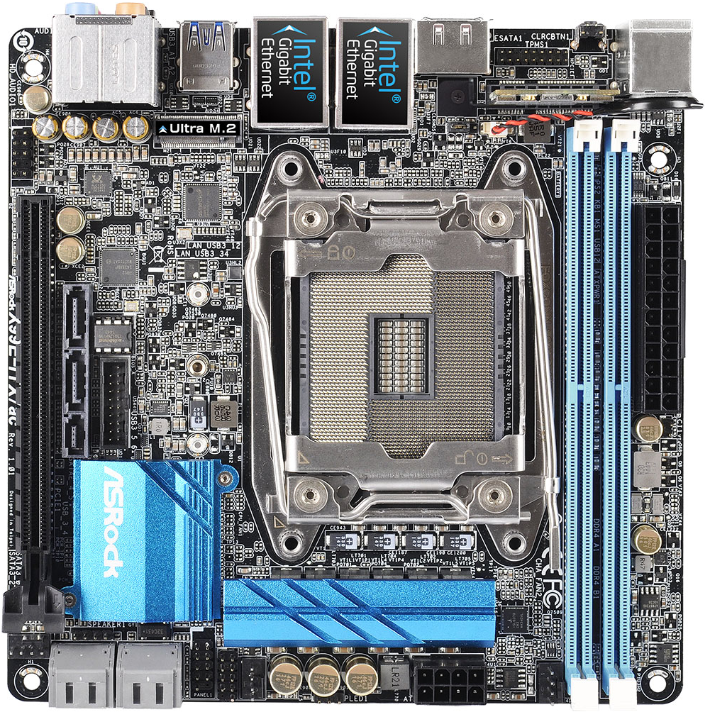 Asrocks X99e Itx Ac Pairs X99 Chipset With Mini Itx Will Cost 249