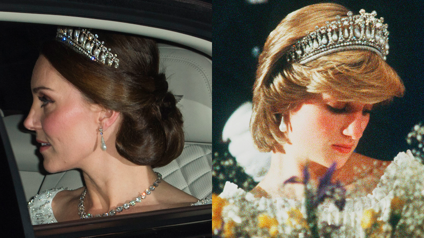 Kate Middleton Wears Princess Diana's Favorite Tiara | Marie Claire