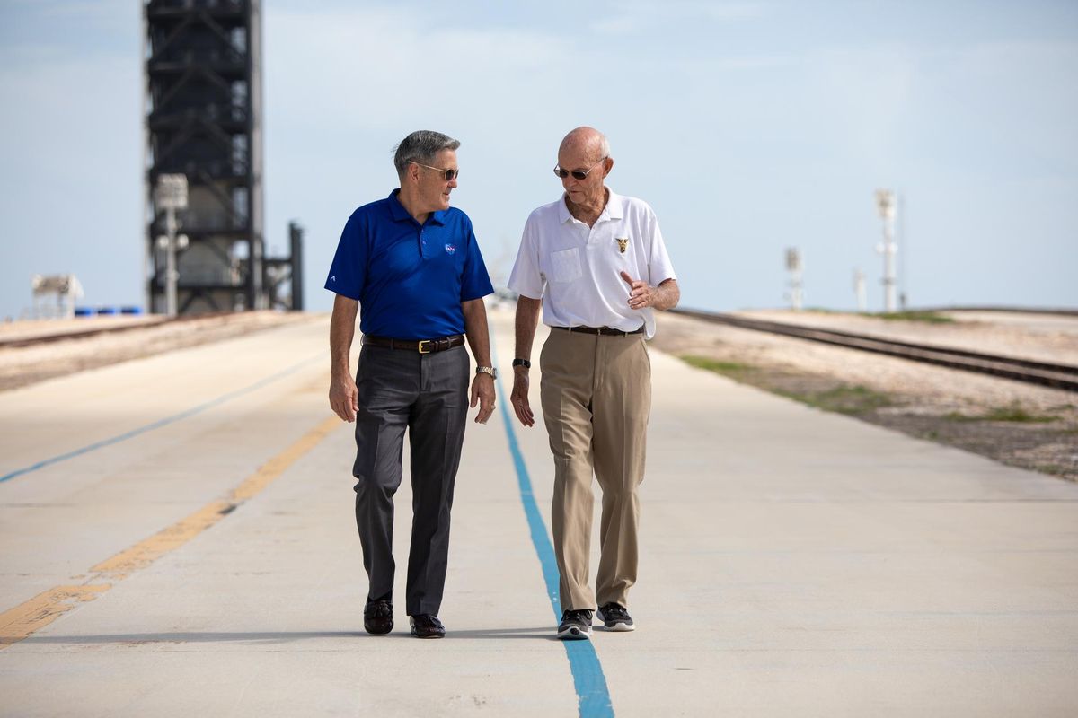 Apollo 11 Astronaut and Space Station Crew Reflect on Epic Moonshot | Space