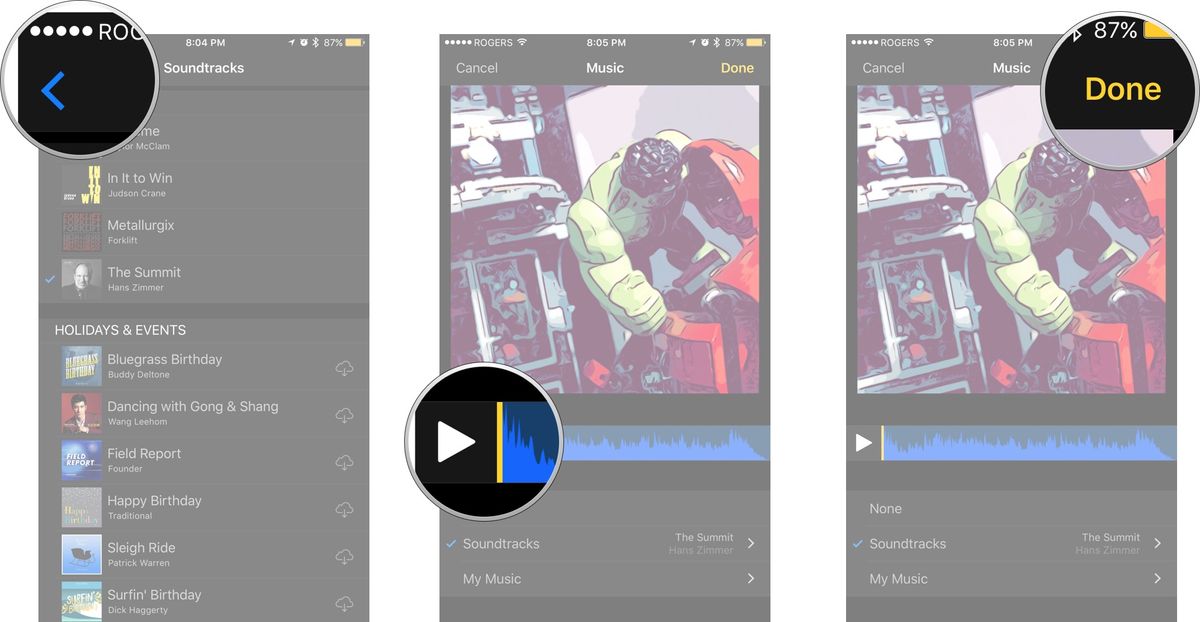 How to add soundtracks and music to the Clips app | iMore