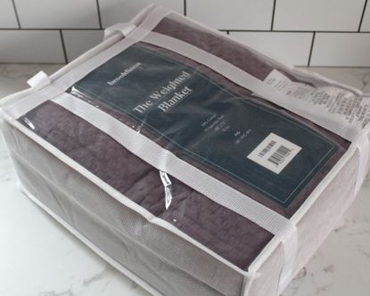 Brooklinen weighted blanket review —stylish and soothing | Real Homes