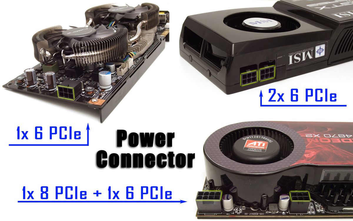 Connectors And Adapters For Graphics - How Much Power Does Your ...