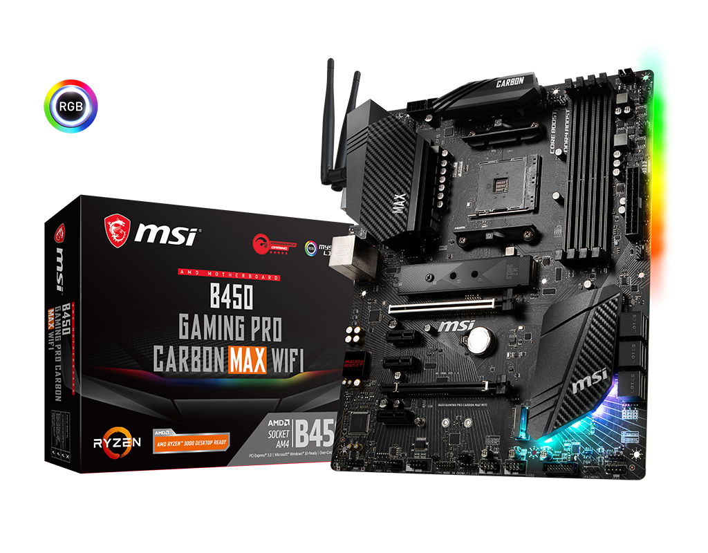 AMD Motherboards: MSI Tops B450 Lineup With New Gaming Pro Carbon Max ...