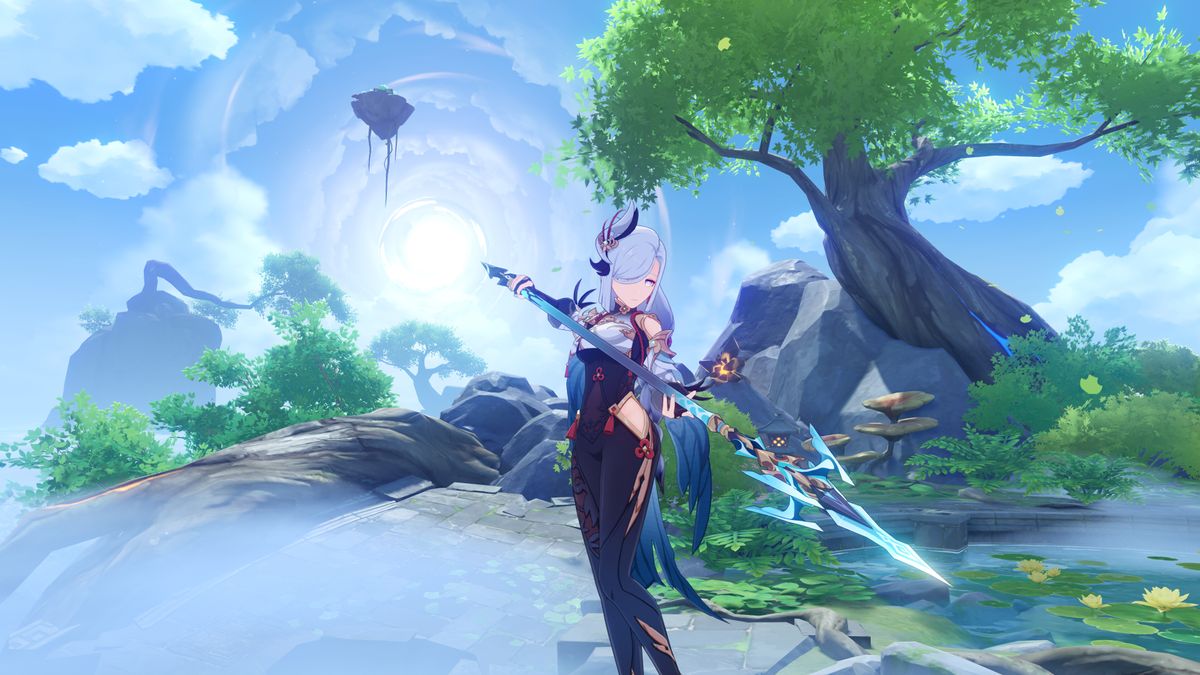 The best Genshin Impact Shenhe build | PC Gamer