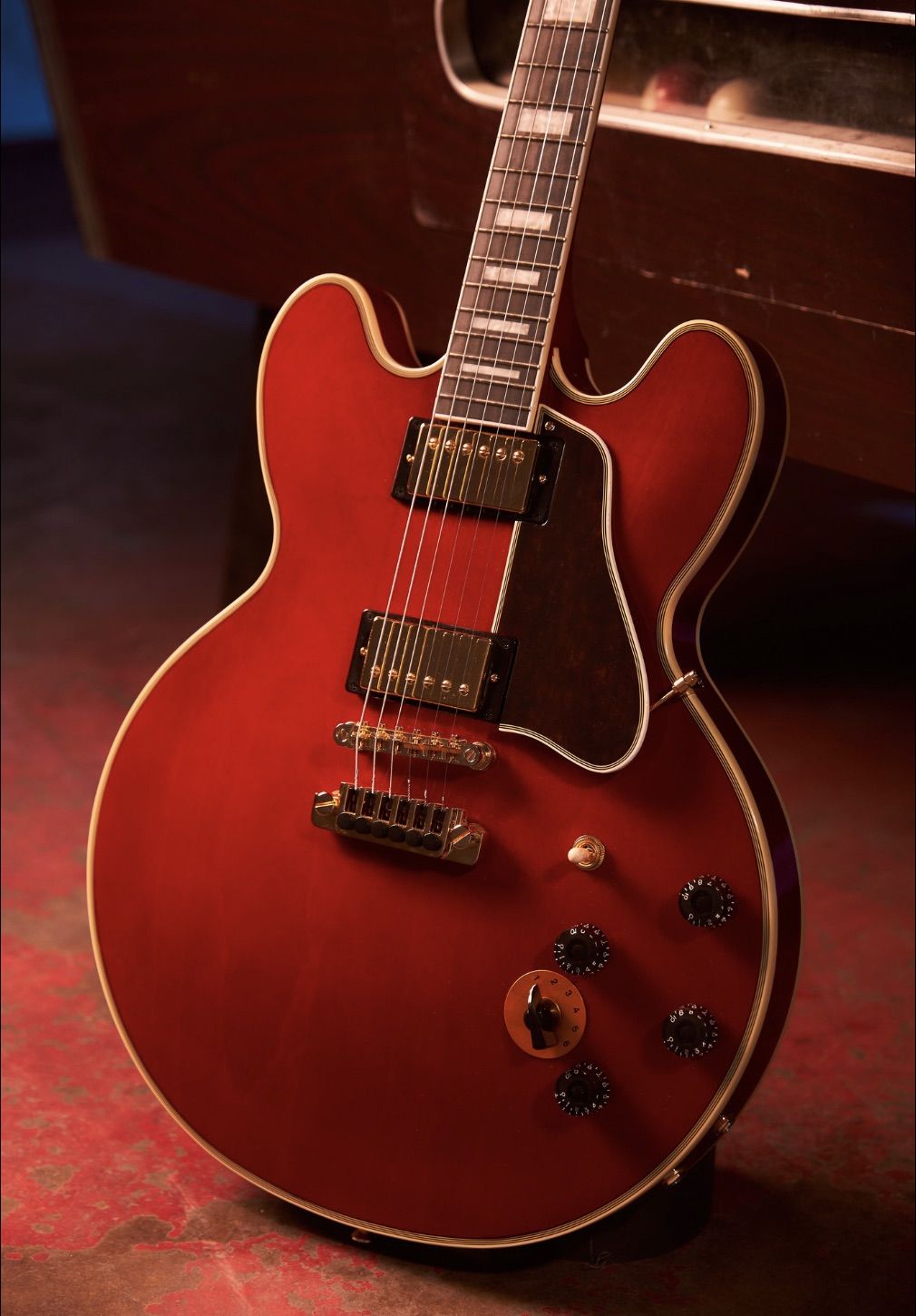 Epiphone unveils new Cherry-finished B.B. King Lucille guitar | Guitar ...
