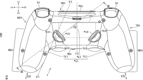 New PS5 controller patent shows DualShock 5 with back paddles, removes ...