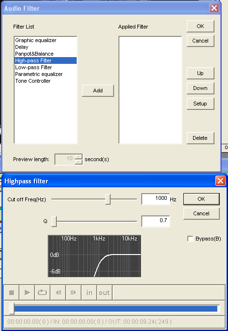 Audio Filters - Digital Video Editing: The Canopus DVRaptor-RT | Tom's Hardware