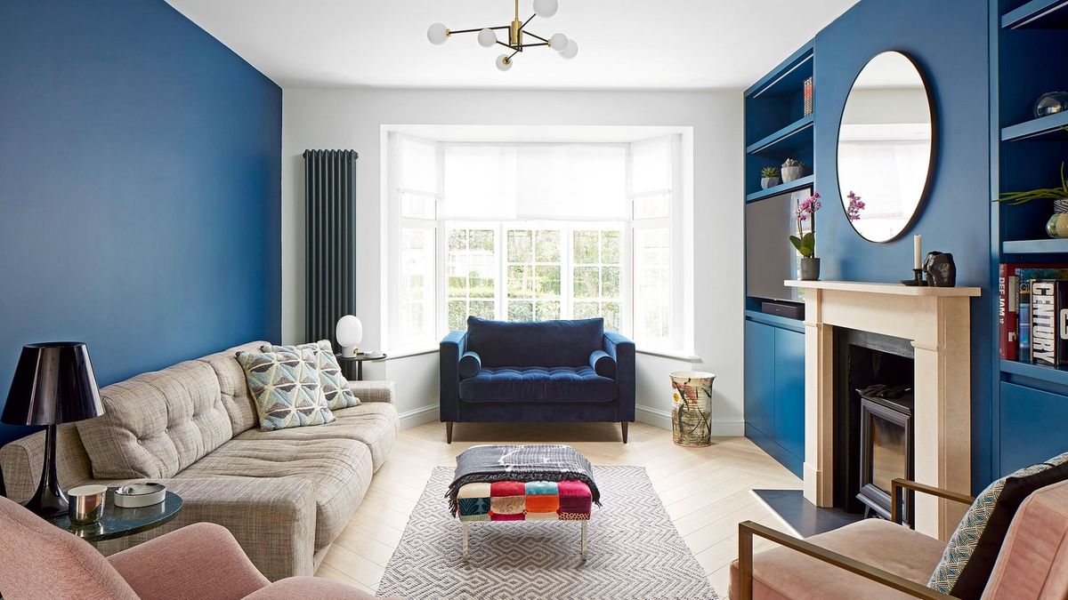 Tour this refurbed home with a calm but cool colour palette | Ideal Home