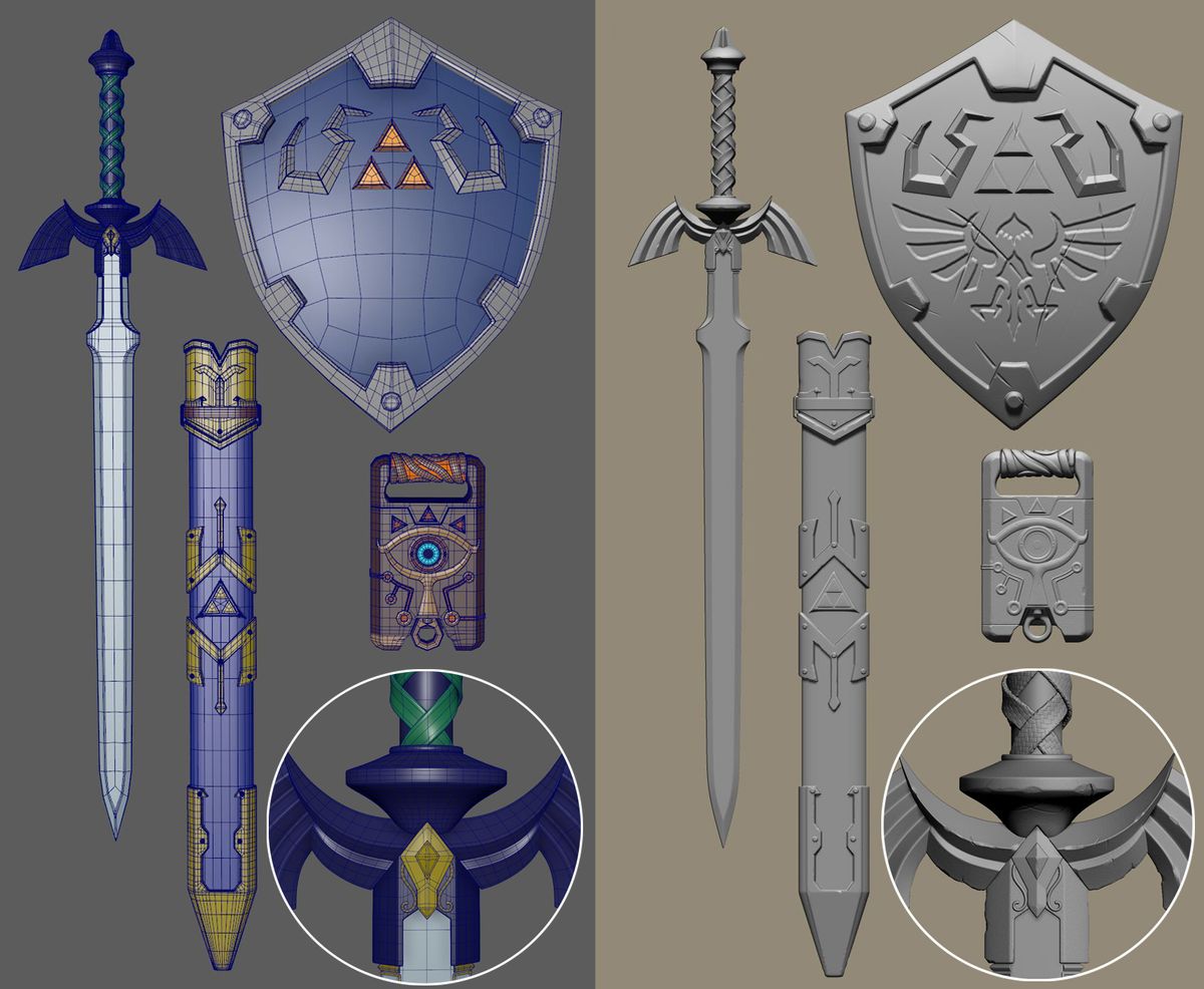 How to create striking Zelda fan art in 3D | Creative Bloq