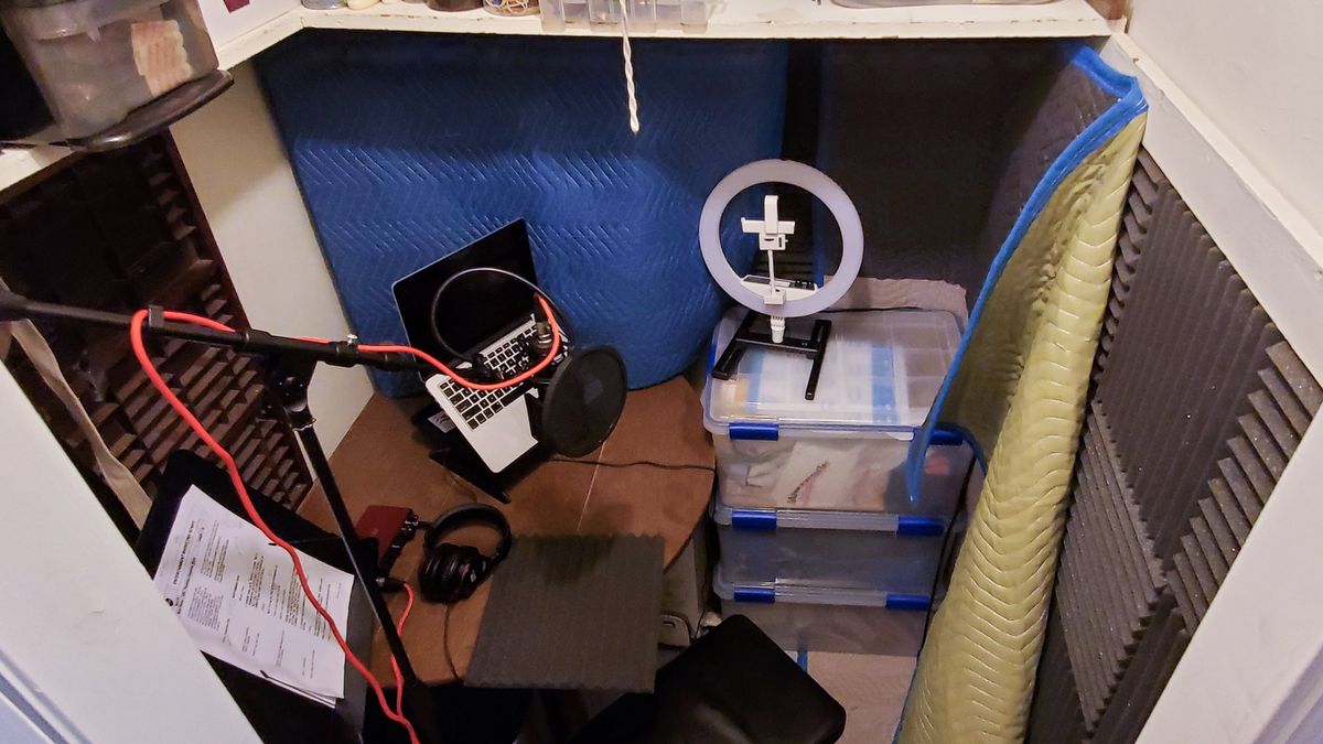 How to build a voiceover studio in your closet | Laptop Mag
