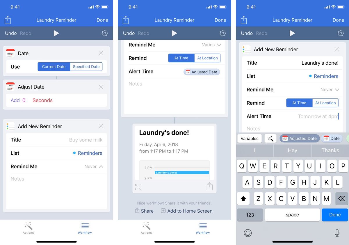 How to use Workflow with Reminders | iMore